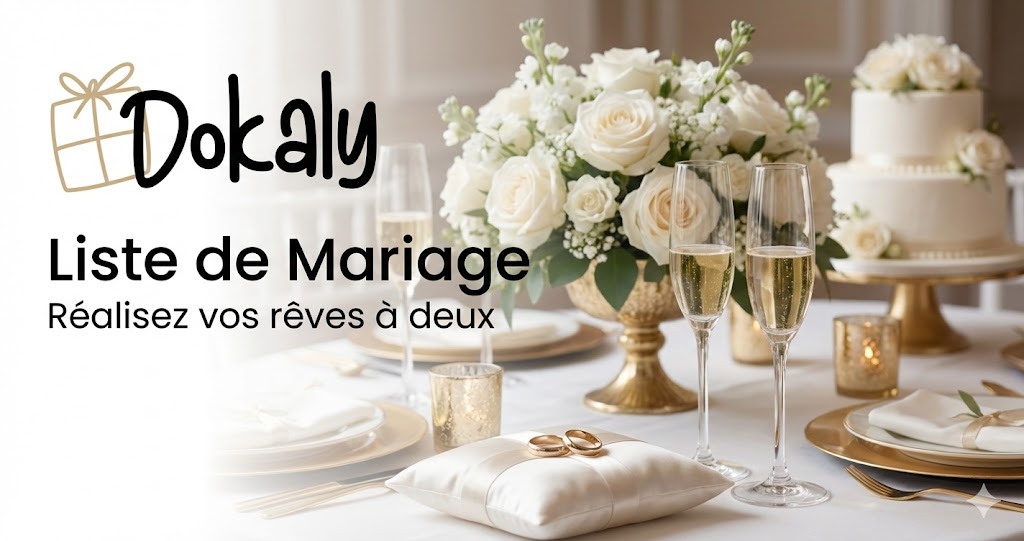 Liste de Mariage gratuite multi-enseignes | Dokaly